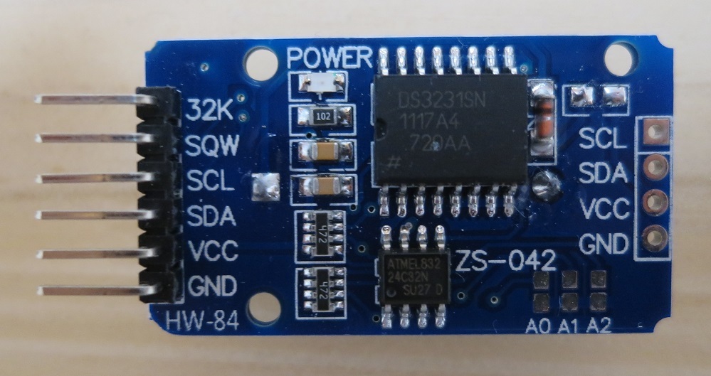 Arduino Nano互換品でRTC(DS3231)の時刻合わせをする | 余白
