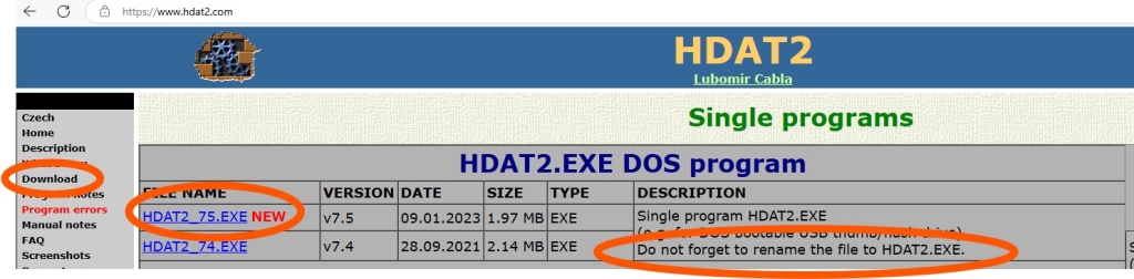 HDAT2をUSBドライブから起動させる方法 | 余白